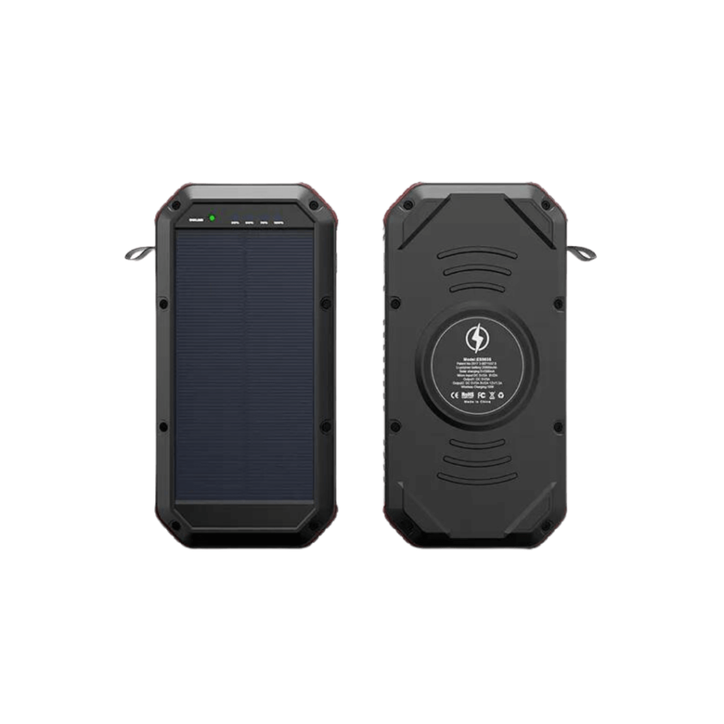Akupank päikesepatareiga 30 000mAh koos juhtmevaba telefonilaadija ja ...
